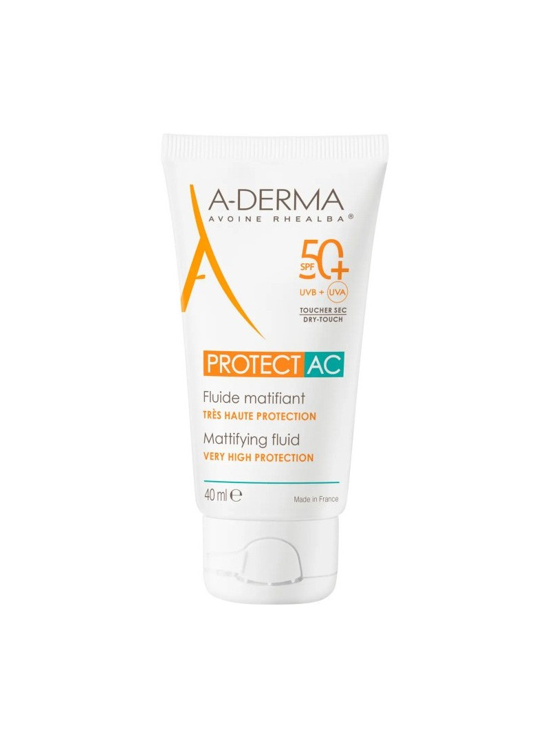 ADERMA ECRAN PROTECT FLUIDE MAT AC 40ML SPF 50
