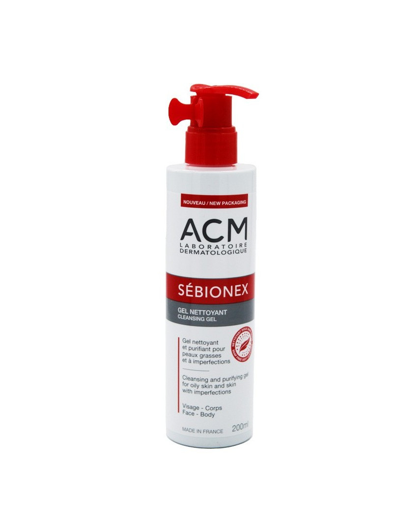 Soins de visage, SEBIONEX GEL MOUSSANT NETTOYANT 200 ML